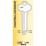 L6M LOCKWOOD Key Blank 6PIN A1015M 6CH2